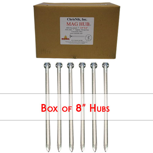 ChrisNik 8" MAGHUB - Box of 272 Hubs (30 lb) | Titan Tools Direct