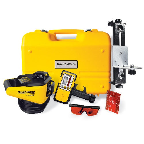 David White 48-LR430HDV-2 - 3-Plane Rotary Laser - Interior/Exterior P ...