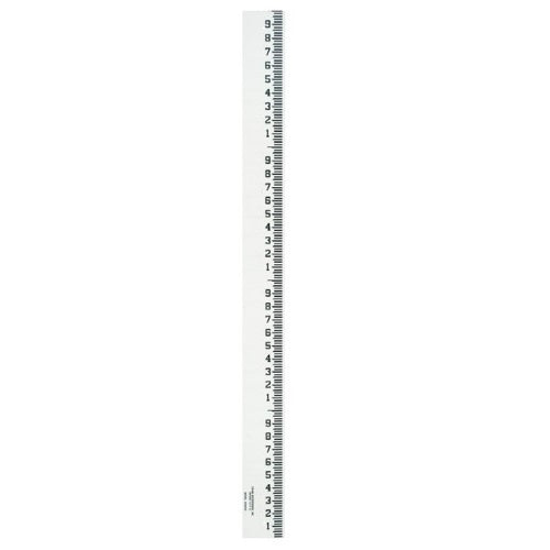 Seco 4" Wide Stream Gauge Ft/10th/100th Graduations-Durable Fiberglass ...