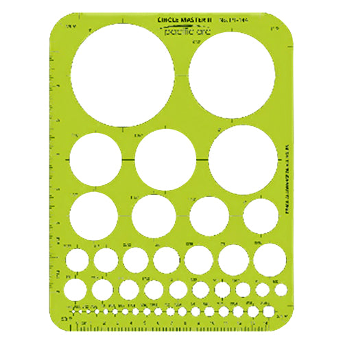 Pacific Arc Circle Master II Template - PT-144 – Titan Tools Direct