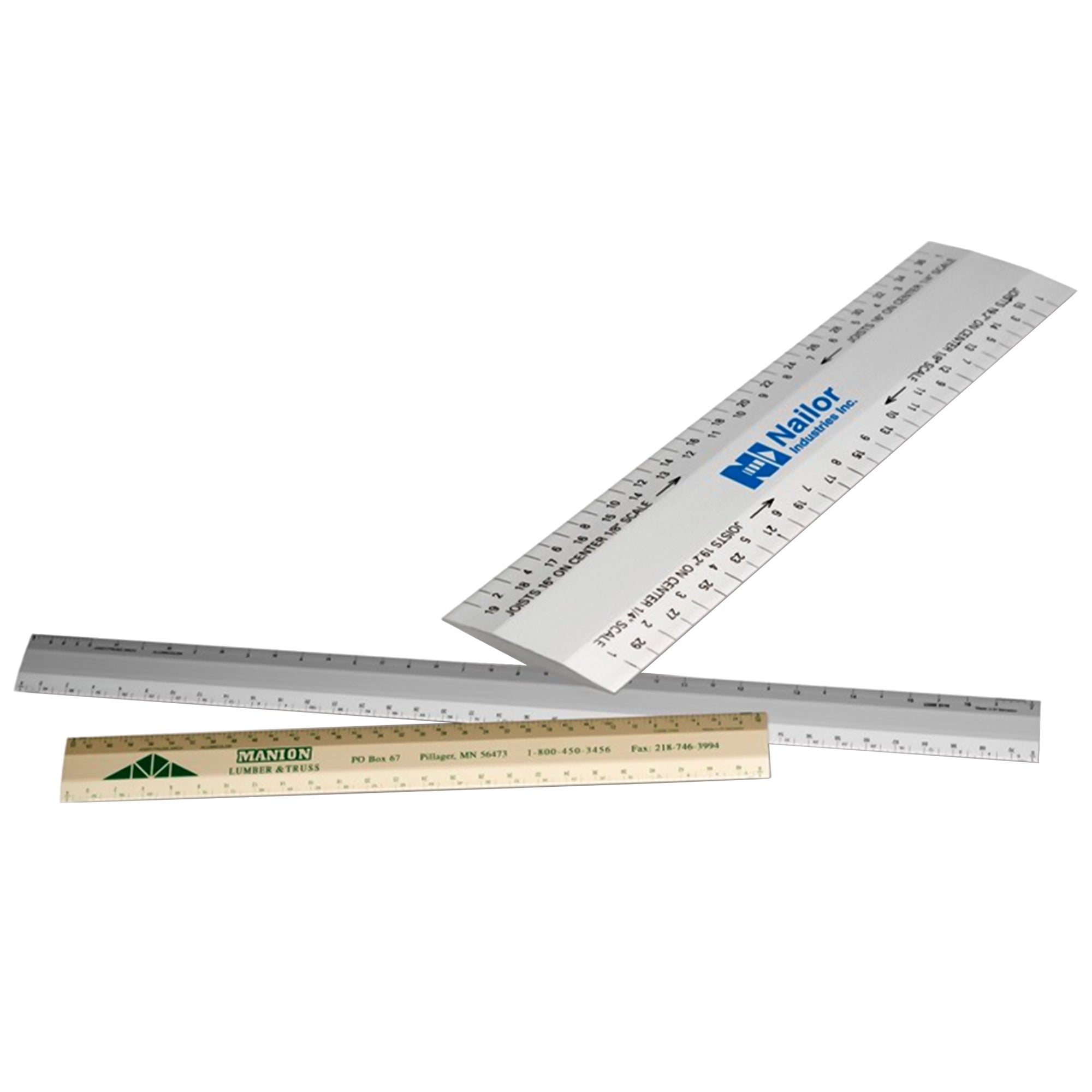 Alumicolor - 12" Joist/Truss 4-Bevel Architect Scale (3/32), Silver ...