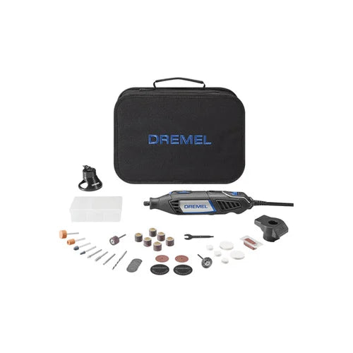 Dremel 4000 Corded Rotary Tool Kit with 2 Attachments and 32 Accessori ...